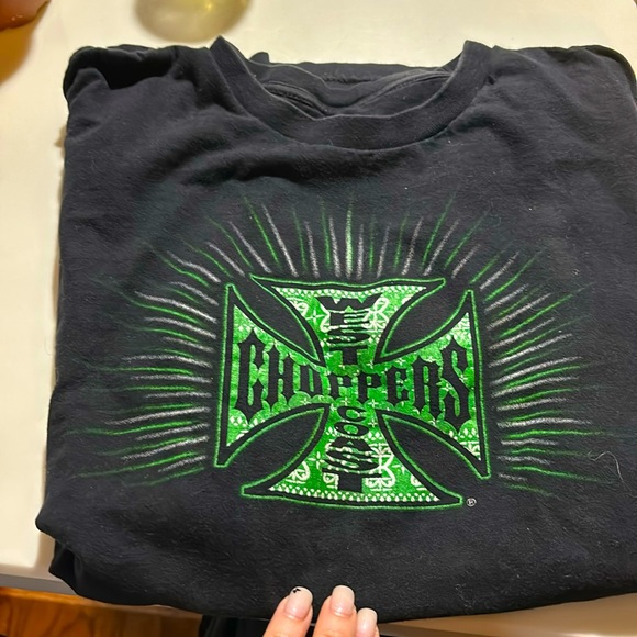 West Coast Choppers | Tops | Vintage 9s West Coast Choppers Brand T ...